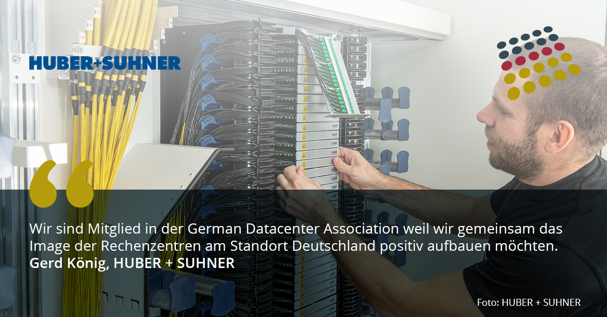 Fiber optics specialist HUBER + SUHNER joins GDA | German Datacenter ...