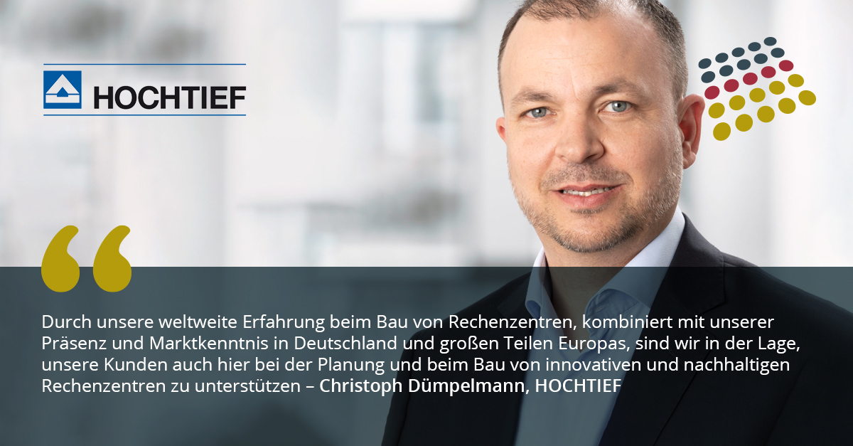 HOCHTIEF verstärkt das GDA-Netzwerk | German Datacenter Association