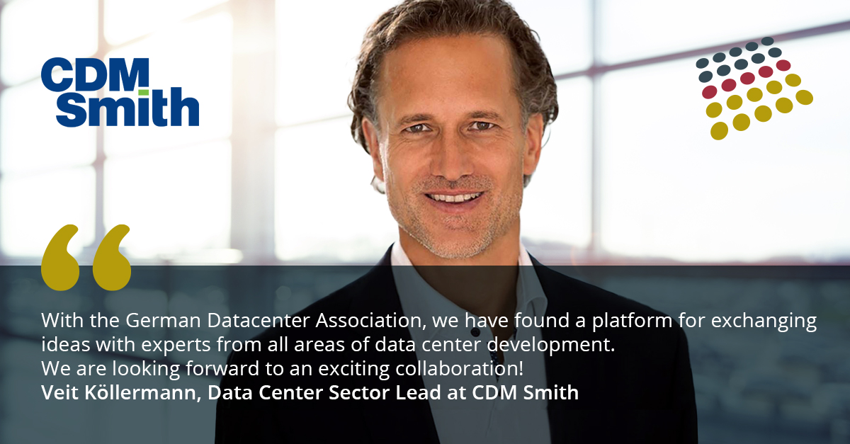 GDA welcomes CDM Smith as partner | German Datacenter Association