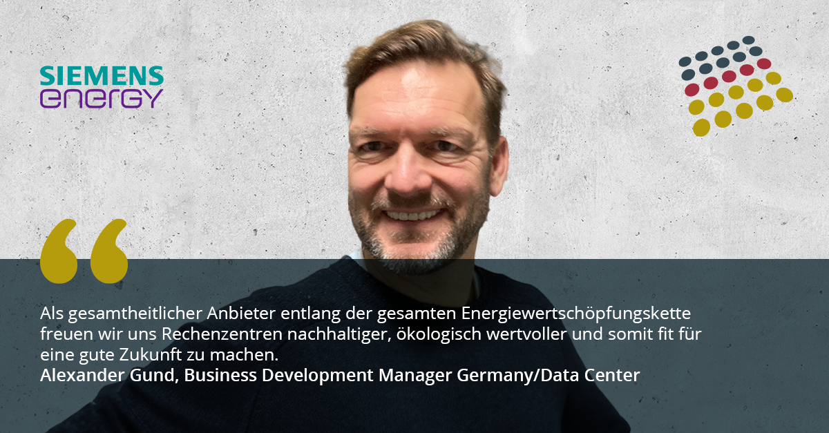 Siemens Energy verstärkt Netzwerk der GDA | German Datacenter Association