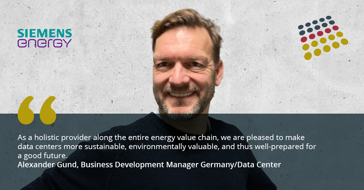 Siemens Energy Strengthens GDA Network | German Datacenter Association