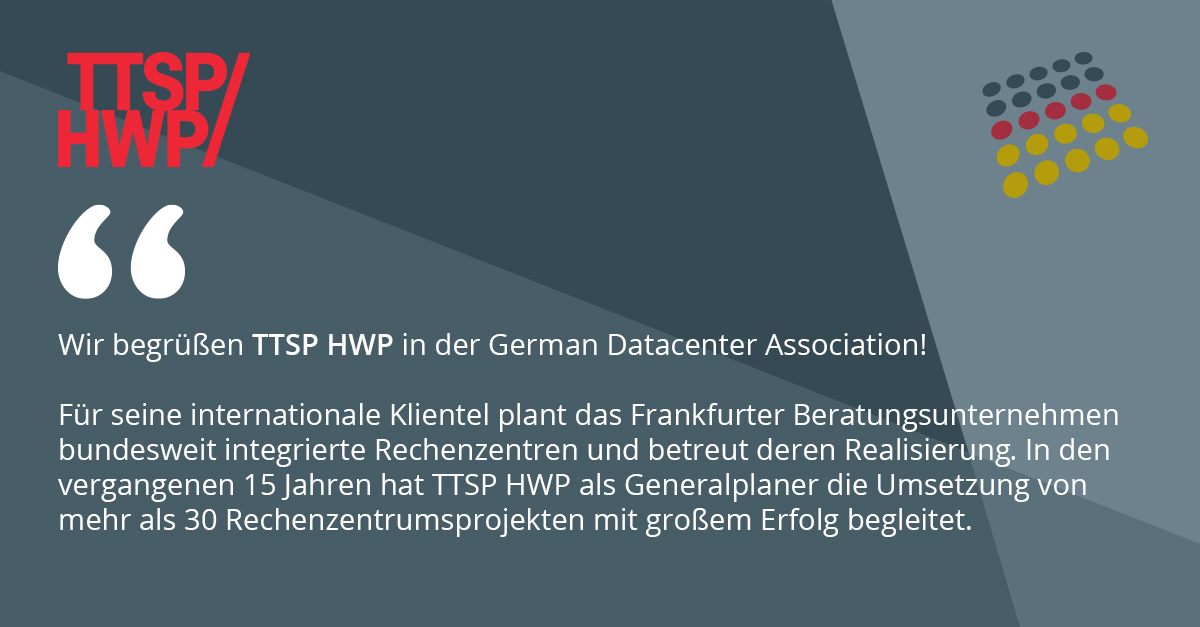 TTSP HWP joins GDA | German Datacenter Association