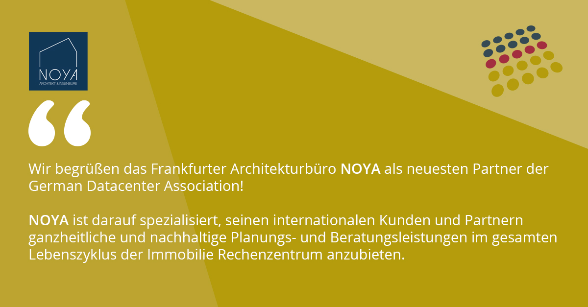 NOYA reinforces GDA network | German Datacenter Association