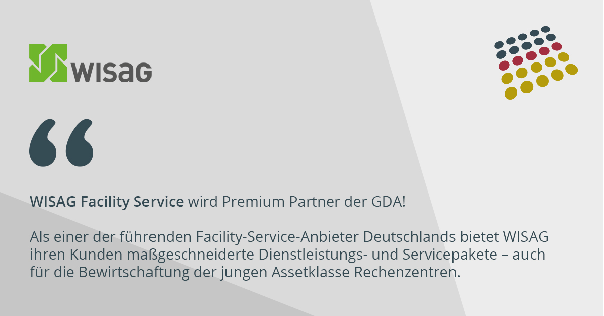 WISAG becomes GDA Premium Partner | German Datacenter Association