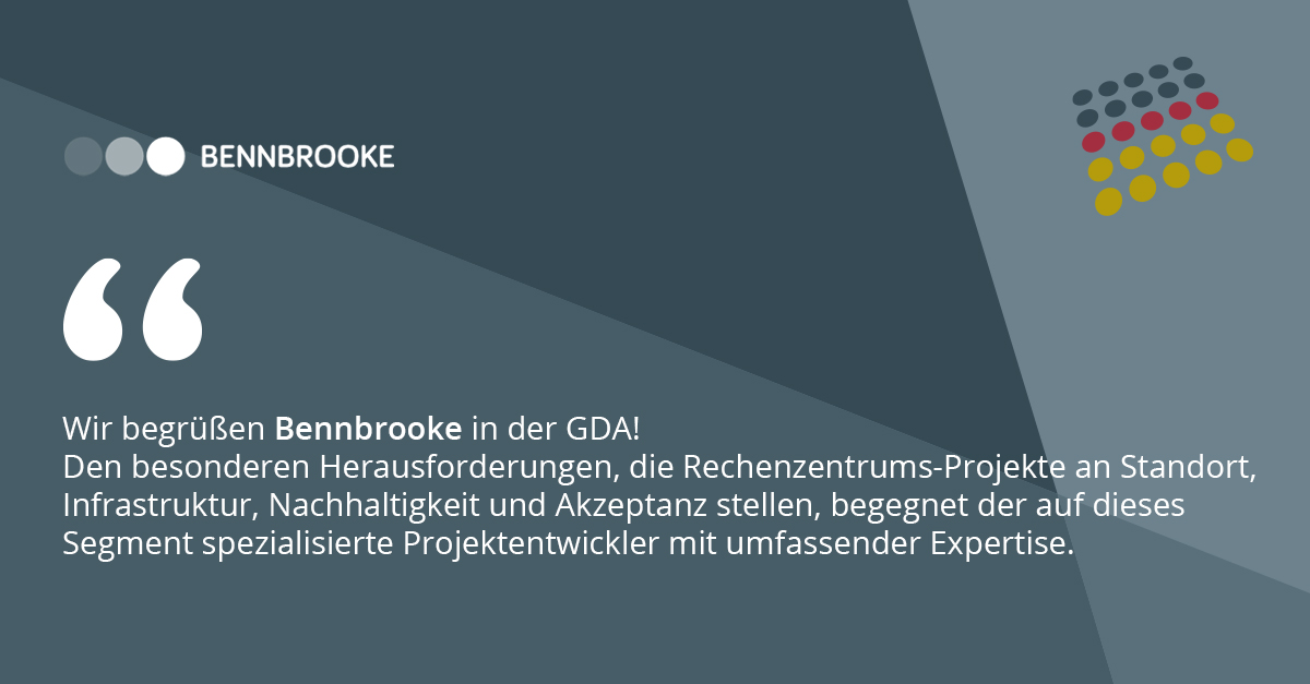 Bennbrooke wird Mitglied der GDA | German Datacenter Association