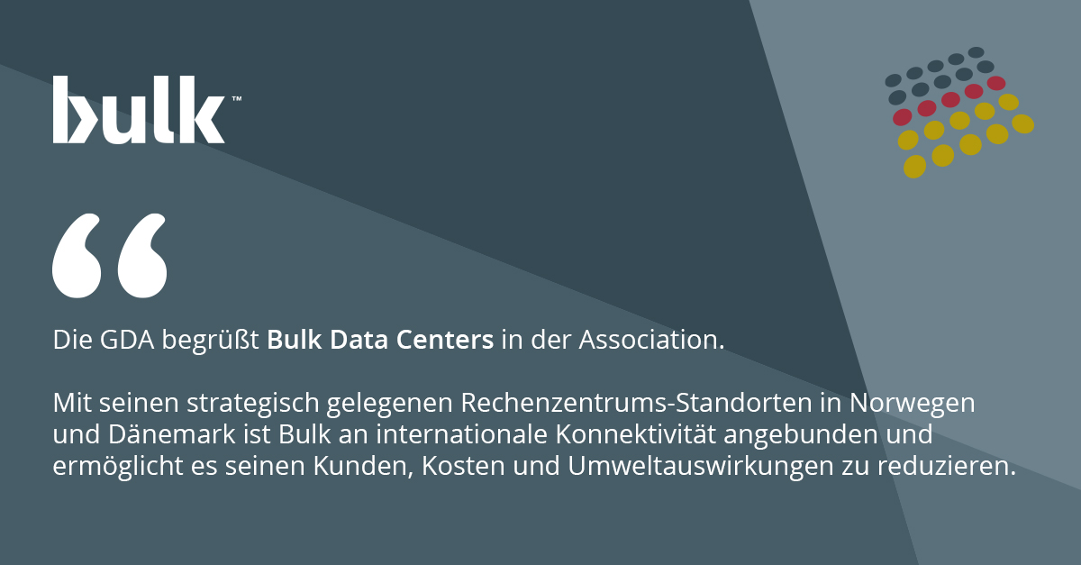 GDA welcomes Bulk Data Centers | German Datacenter Association